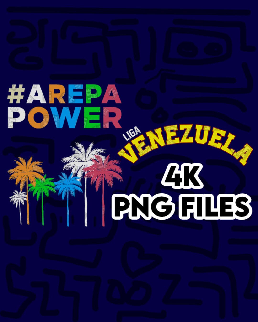 Venezuela Arepa Power PNG, Design, Baseball Venezuela Illustration ...
