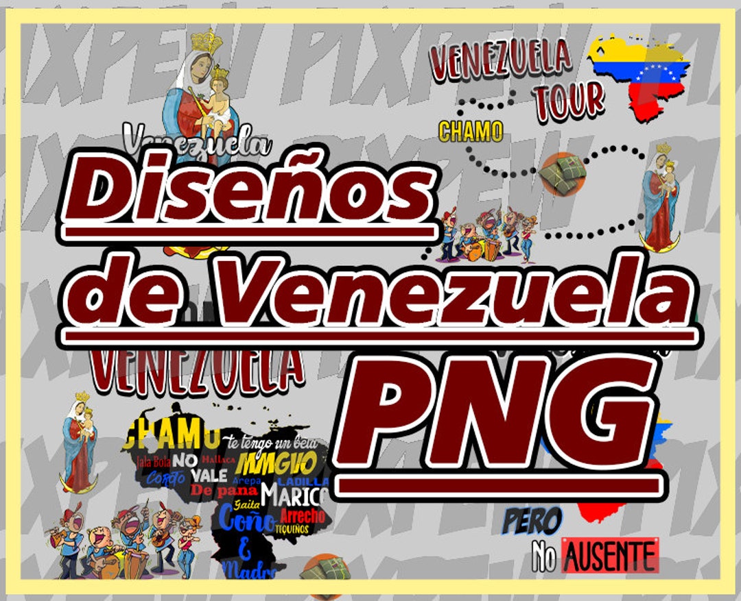 Diseños Venezuela png - Etsy México