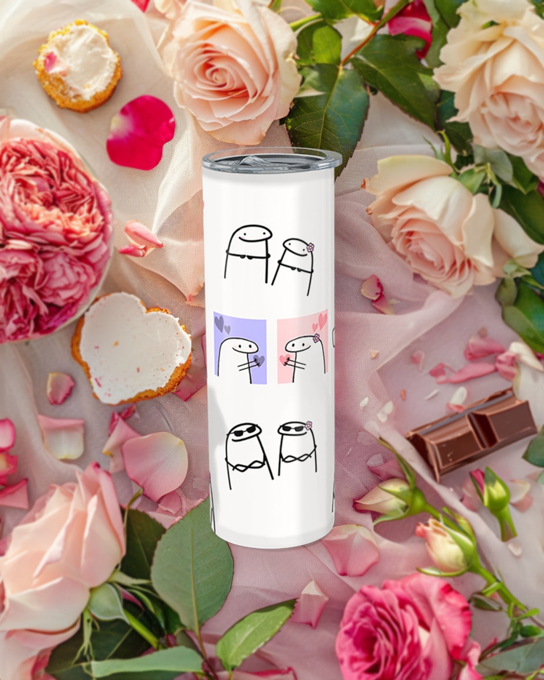 Skinny Tumbler 20oz Flork Ideal Valentine's Day Gift Matte Finish ...