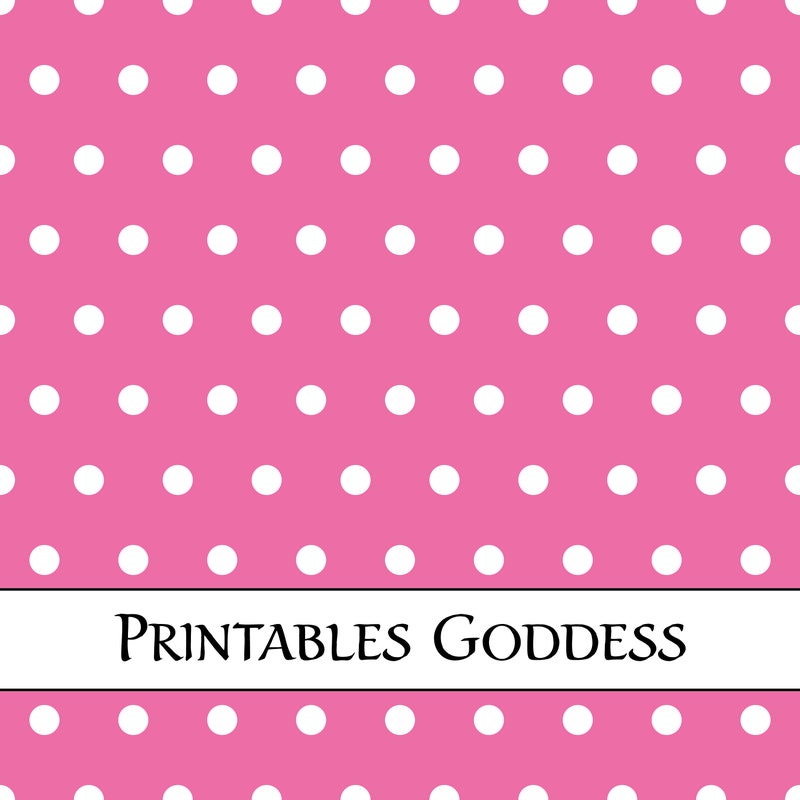 Pink Polka Dots - Etsy