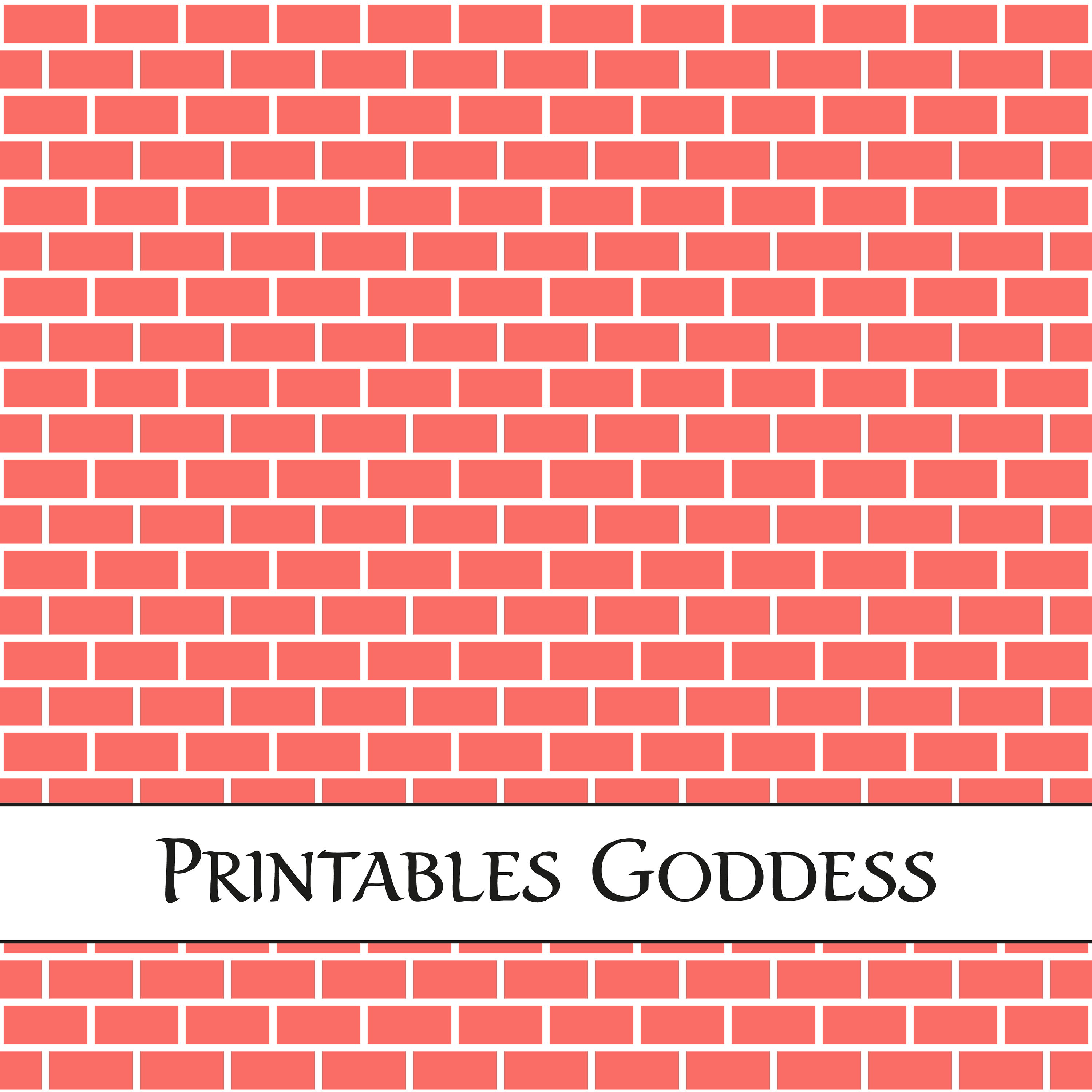 100 White Bricks Seamless Patterns, Repeat Pattern, Digital Pattern ...