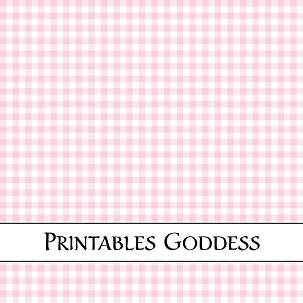 Pink Gingham Fabric - Etsy