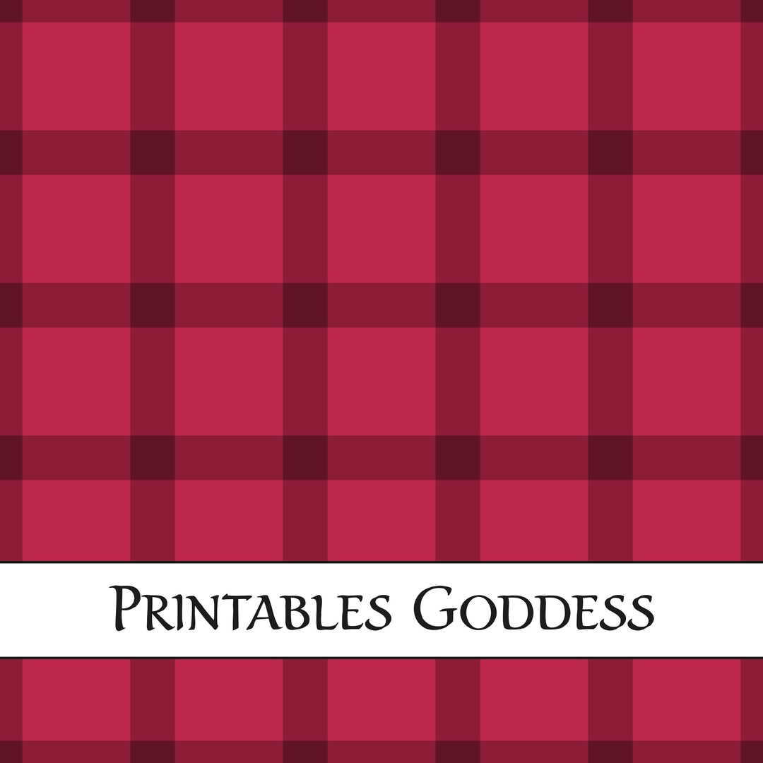 Gingham Red Seamless Repeating Pattern Gingham Vine Red Commercial Use ...