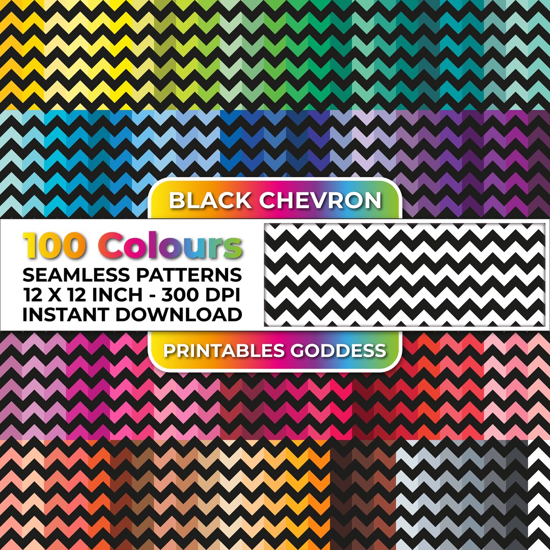 Chevron Papers 100 Colors Repeat Paper Pattern Digital Paper Pattern ...
