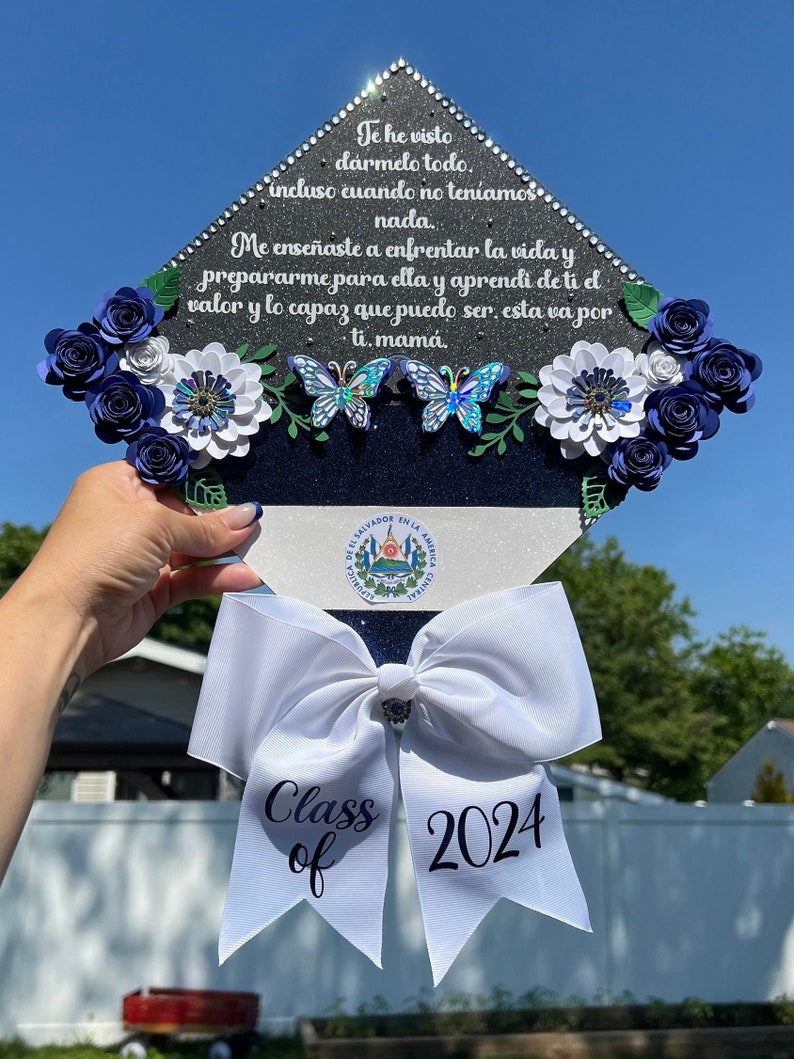 Personalized Salvadorean Graduation Topper/ Birrete Salvadoreño ...