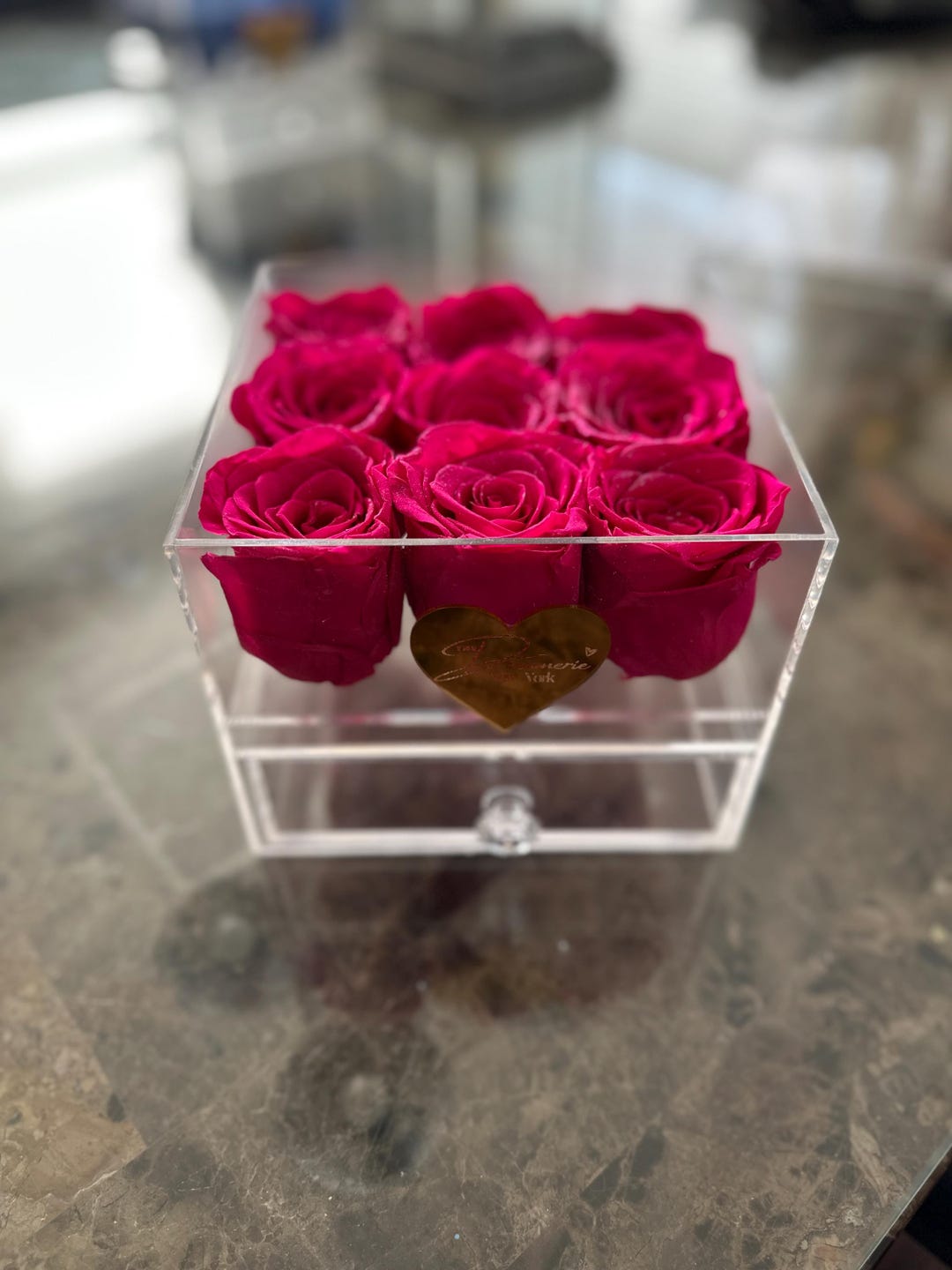 Preserved “real Rose” Forever Roses (hot Pink) - Etsy