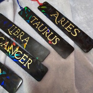 Star Sign Bookmark, Zodiac Bookmarks, Perfect for Book Lovers, Readers ...