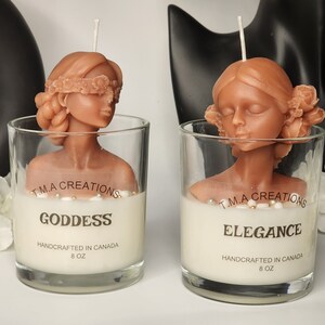 Flower Lady Candle, Woman Body Shape, Wedding Anniversary Gift ...