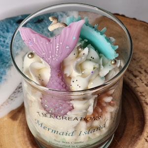 Mermaid Dessert Candle: Enchanting Sea-themed Soy Wax Candle - Etsy