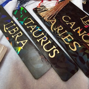 Star Sign Bookmark, Zodiac Bookmarks, Perfect for Book Lovers, Readers ...