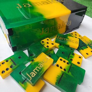 Resin Dominos, Jamaica Custom Dominos, Game Night, Resin Art, Family ...