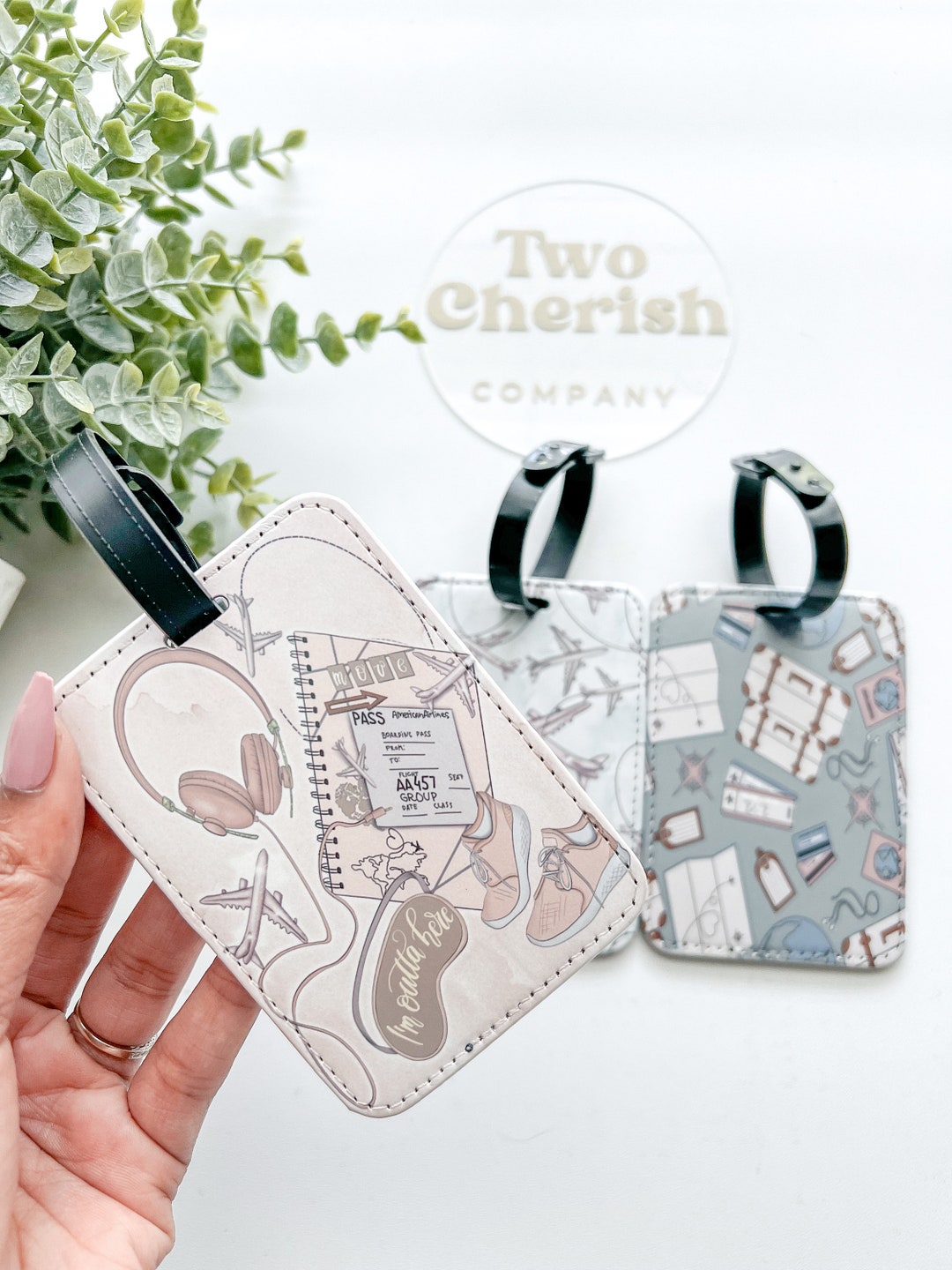 Luggage Tags, Custom Luggage Tag, Personalized Travel Name Holder ...