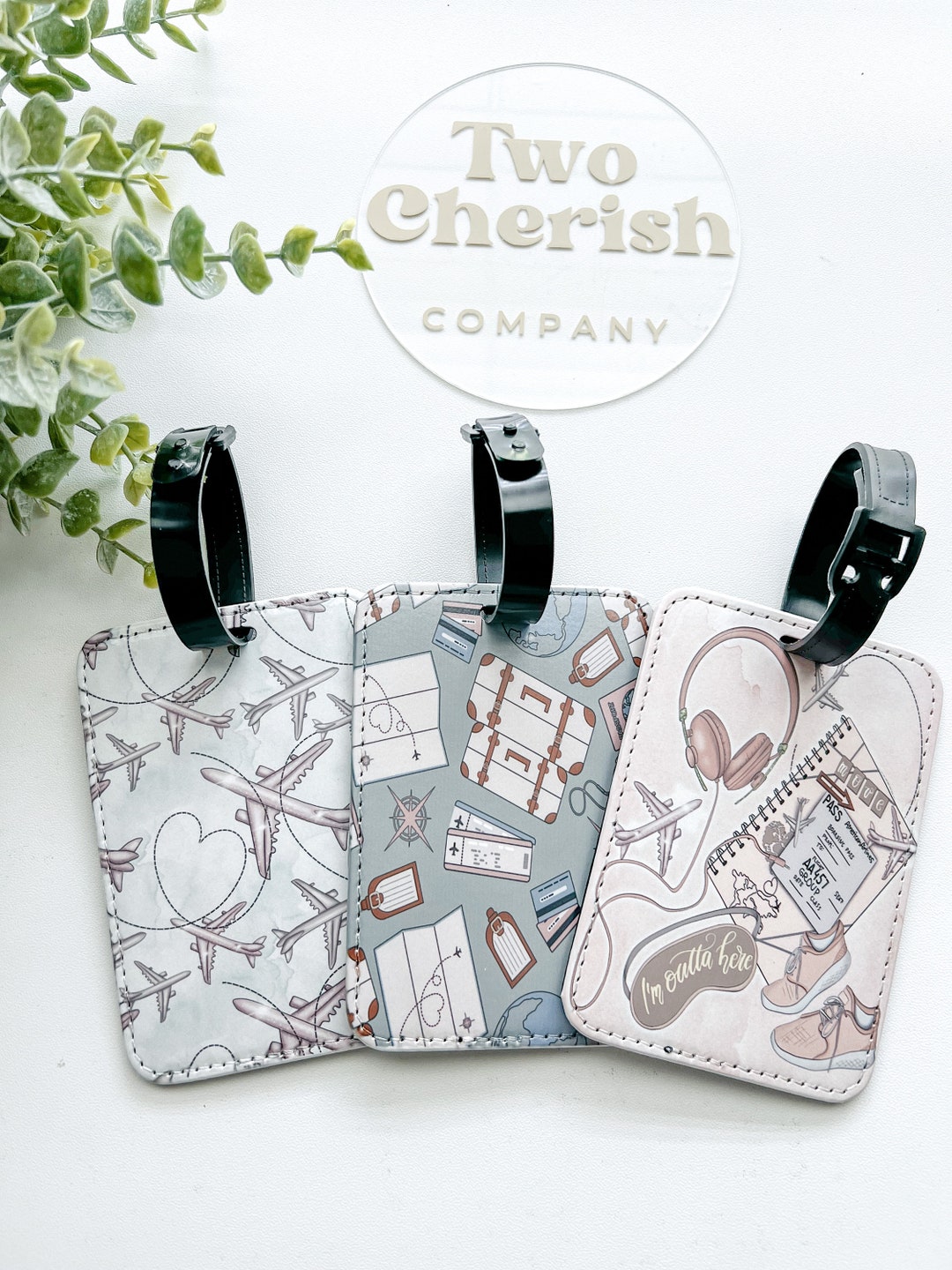 Luggage Tags, Custom Luggage Tag, Personalized Travel Name Holder ...