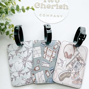 Luggage Tags, Custom Luggage Tag, Personalized Travel Name Holder ...