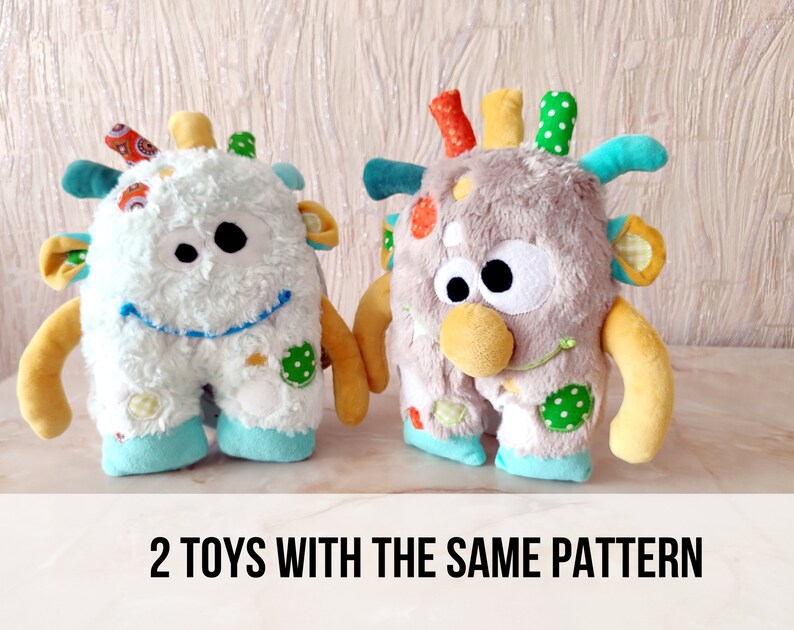 Color Monster Sewing Pattern | DIY Embroidery Sewing Pattern for ...