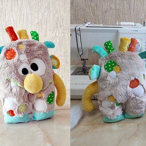 Color Monster Sewing Pattern | DIY Embroidery Sewing Pattern for ...