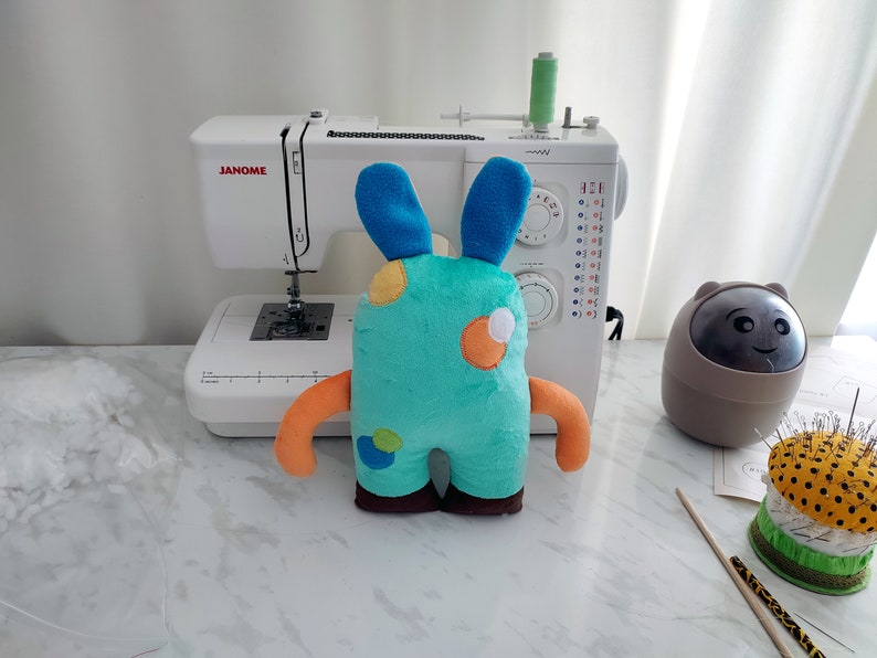 Monster Toy Pattern PDF | DIY Embroidery Sewing Pattern for Monsters ...