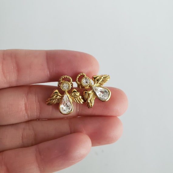 Vintage AVON 1996 "Angelic Sparkle" Clear Crystal Ang… - Gem