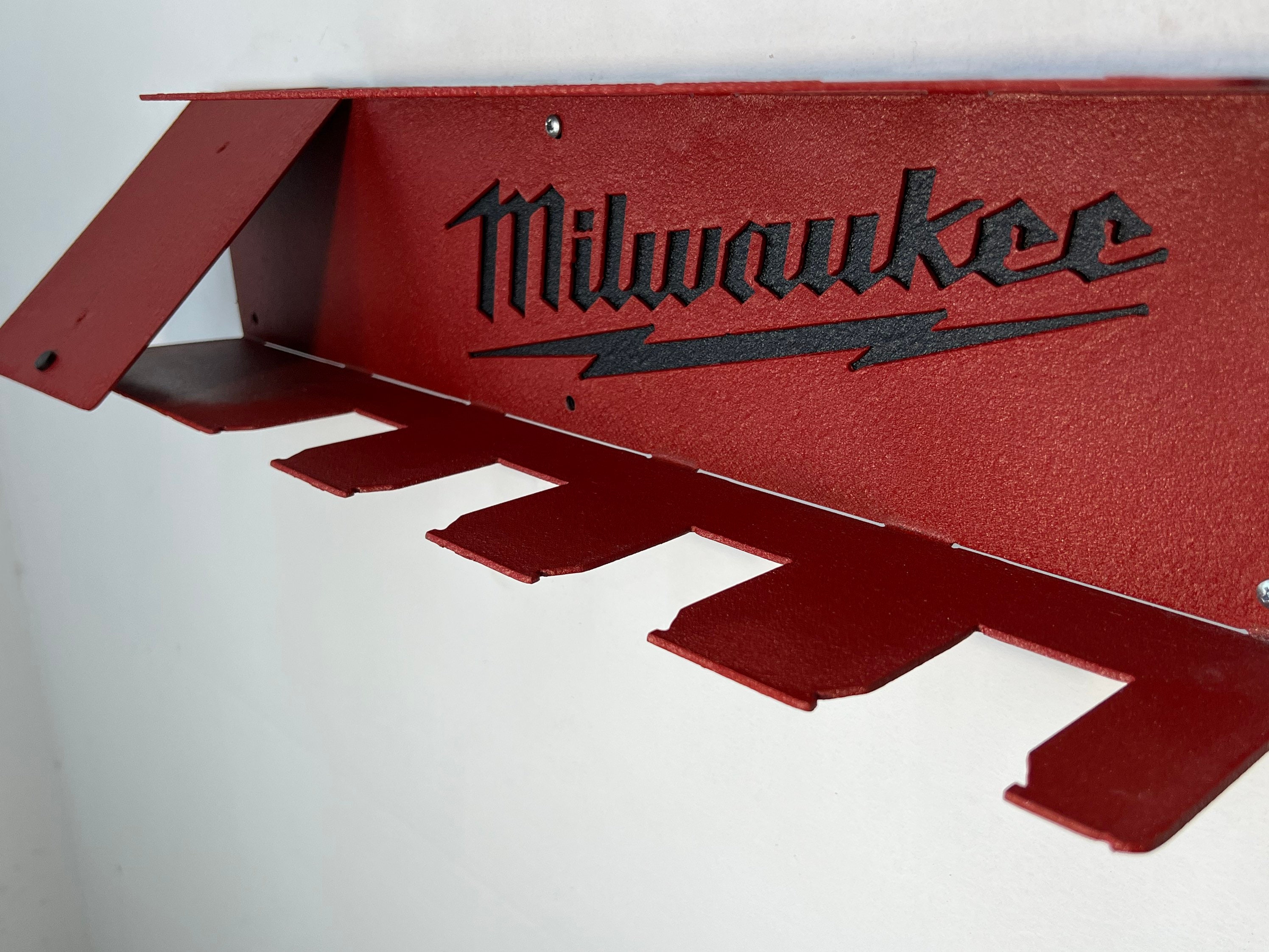 Red Milwaukee M12 M18 With Black Powdercoat Logo. Milwaukee - Etsy