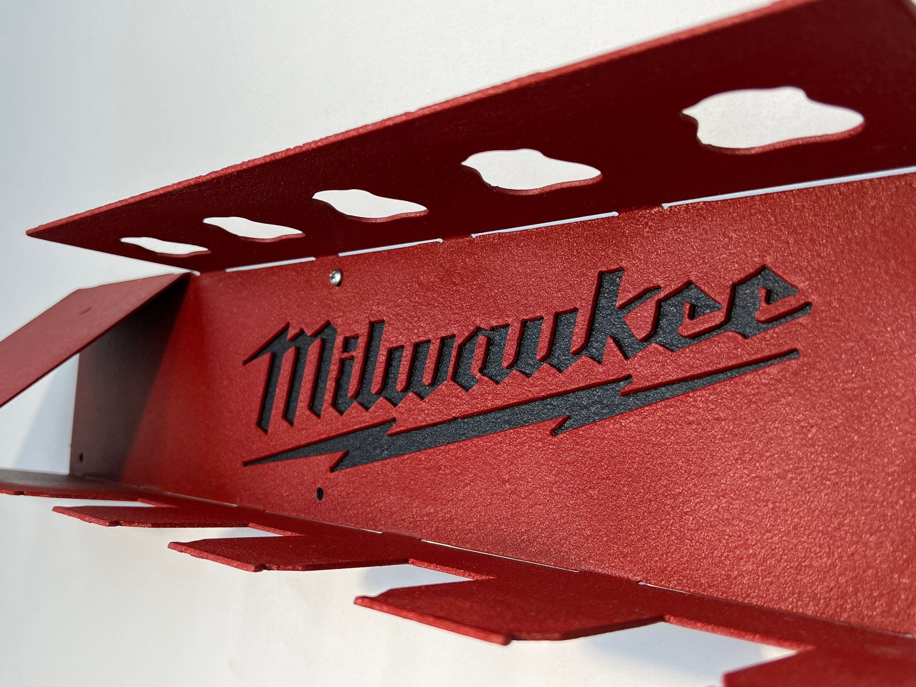 Red Milwaukee M12 M18 With Black Powdercoat Logo. Milwaukee - Etsy