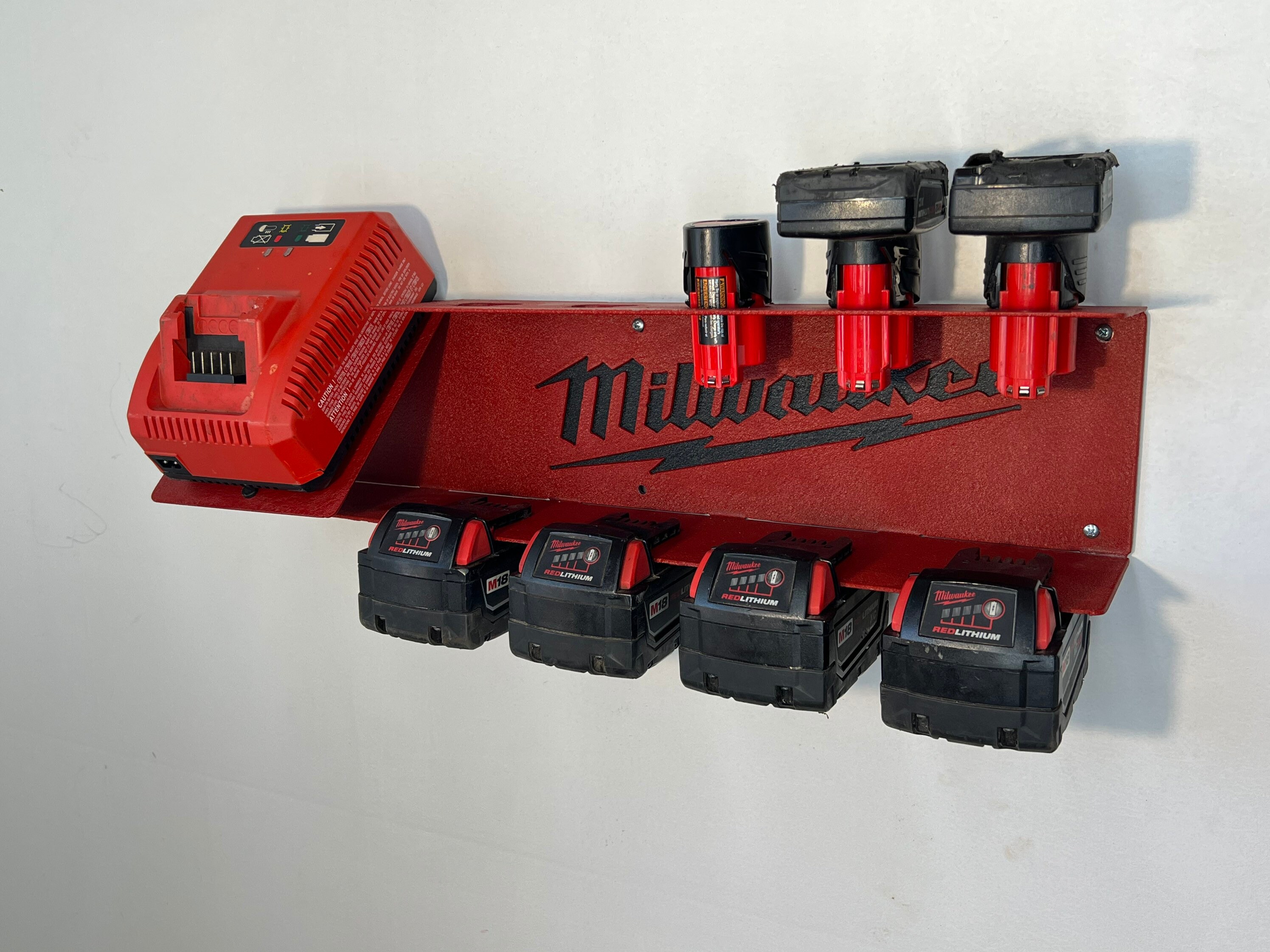 Red Milwaukee M12 M18 With Black Powdercoat Logo. Milwaukee - Etsy