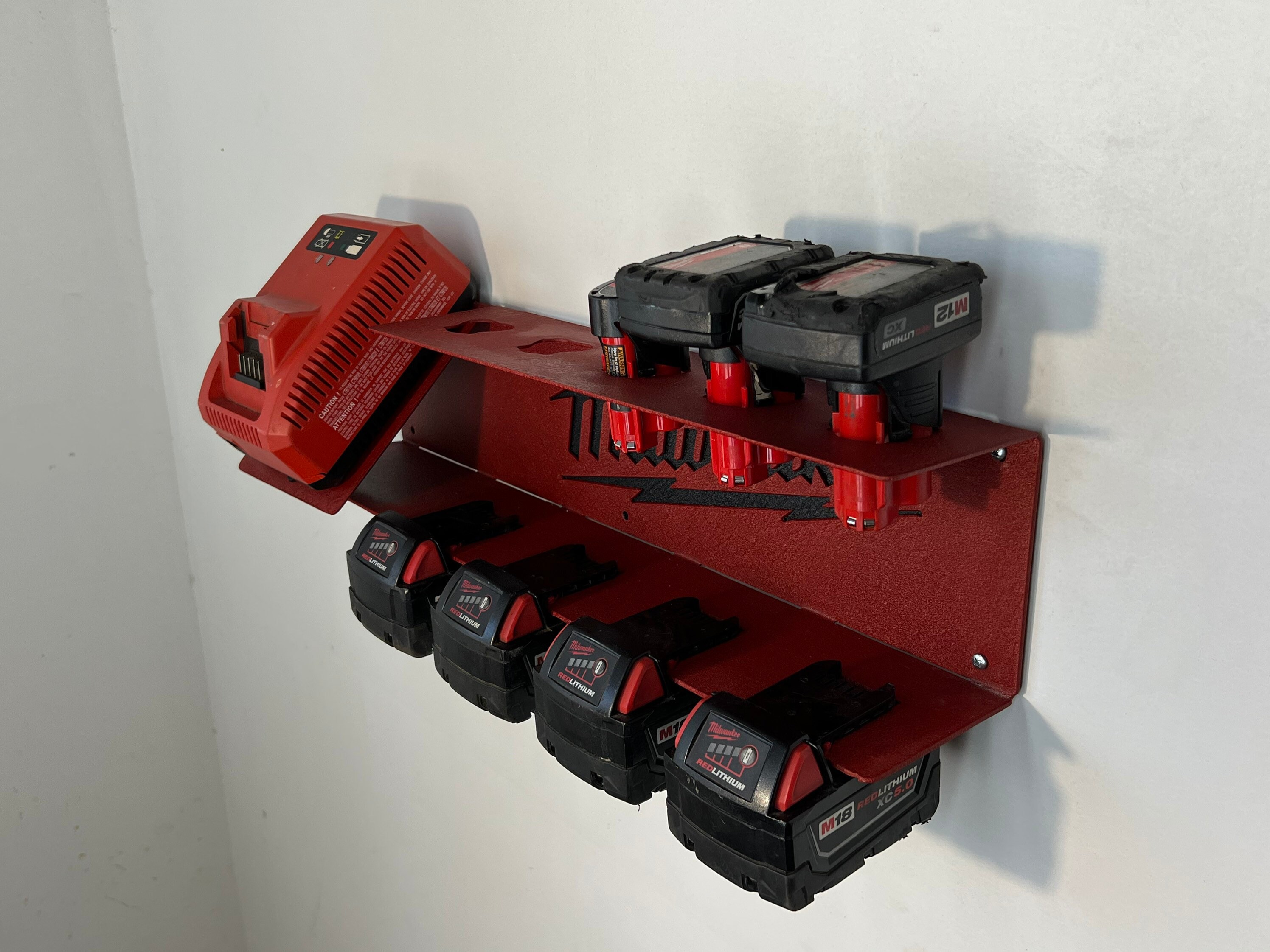 Red Milwaukee M12 M18 With Black Powdercoat Logo. Milwaukee - Etsy