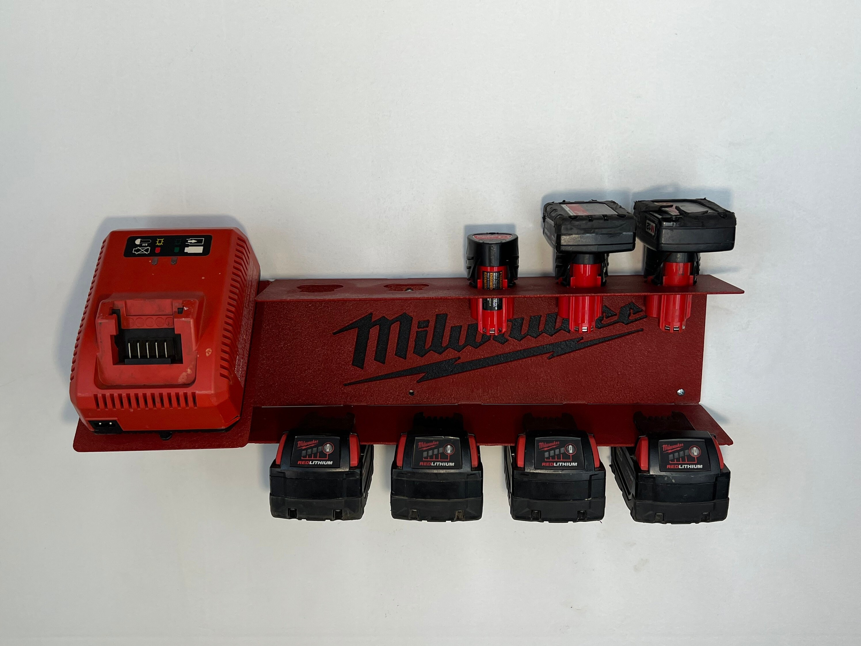 Red Milwaukee M12 M18 With Black Powdercoat Logo. Milwaukee - Etsy
