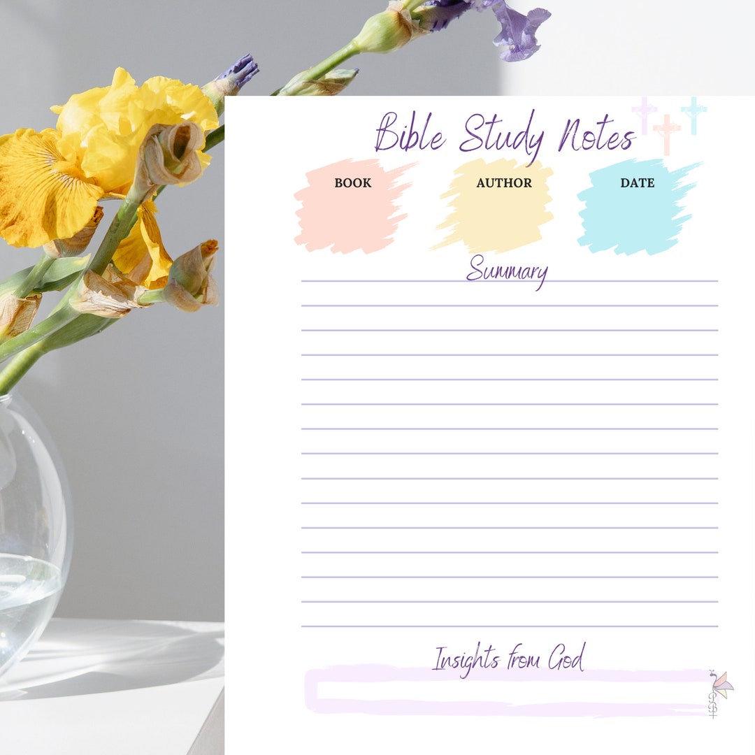 Bible Study Guide (genesis - Revelation), Digital Sermon Notes ...