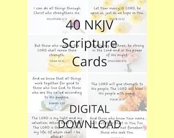 Kids Scripture Cards, Memory Verse, Bible Study Gifts, Christian ...