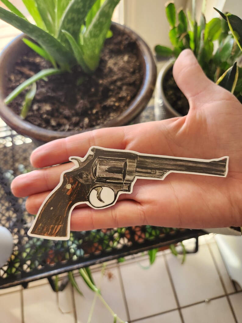 Smith and Wesson Revolver Sticker Dirty Harry Pistol Decal - Etsy