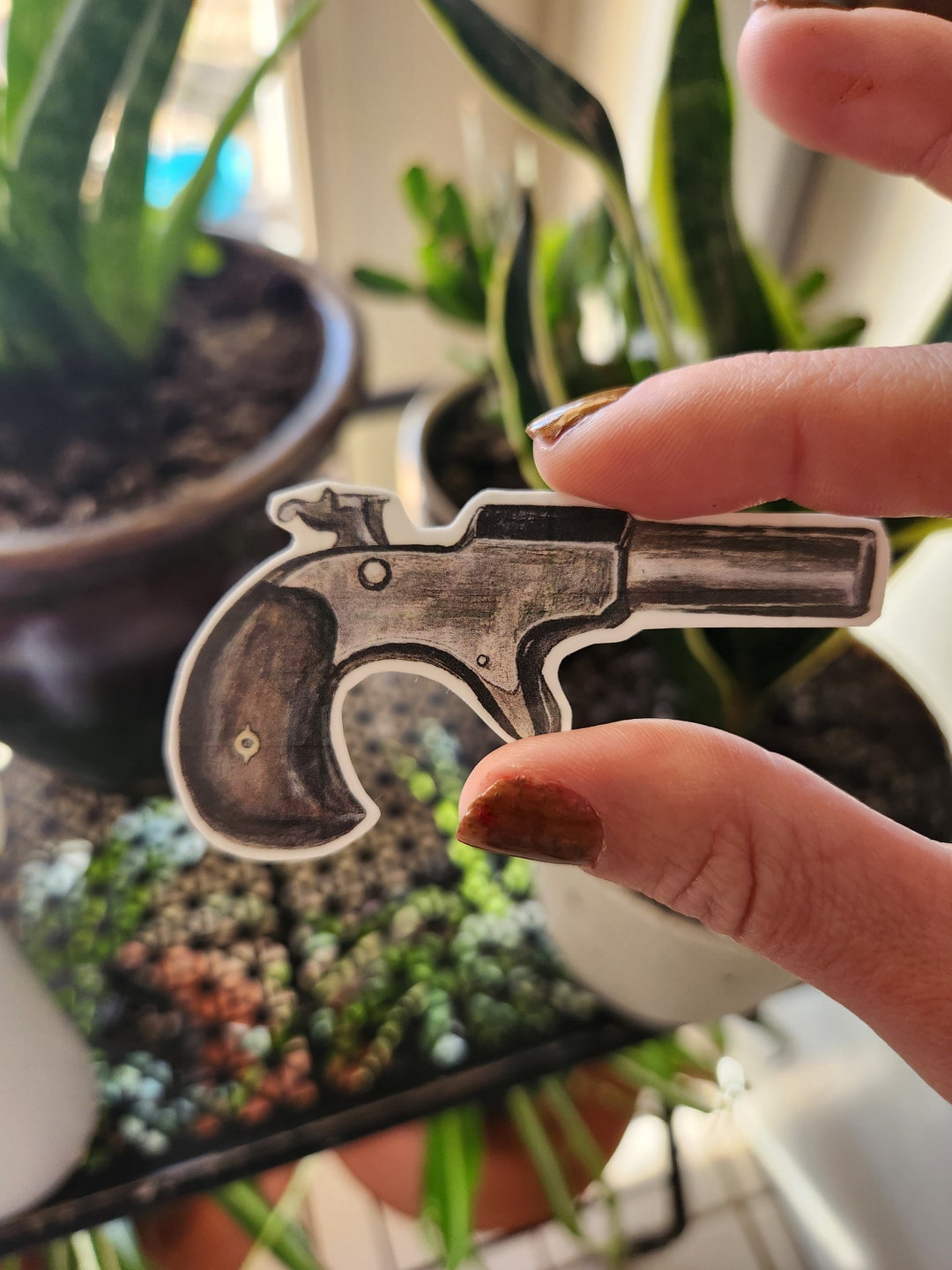 Remington Derringer Sticker Old West Pistol Indoor/outdoor - Etsy