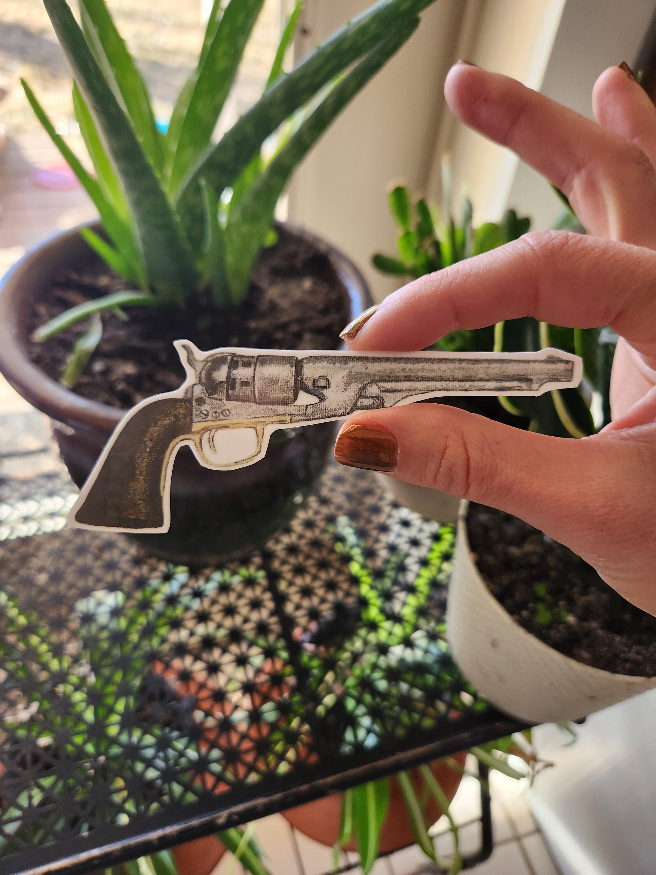 Colt Army/navy Revolver Sticker Waterproof Josey Whales - Etsy