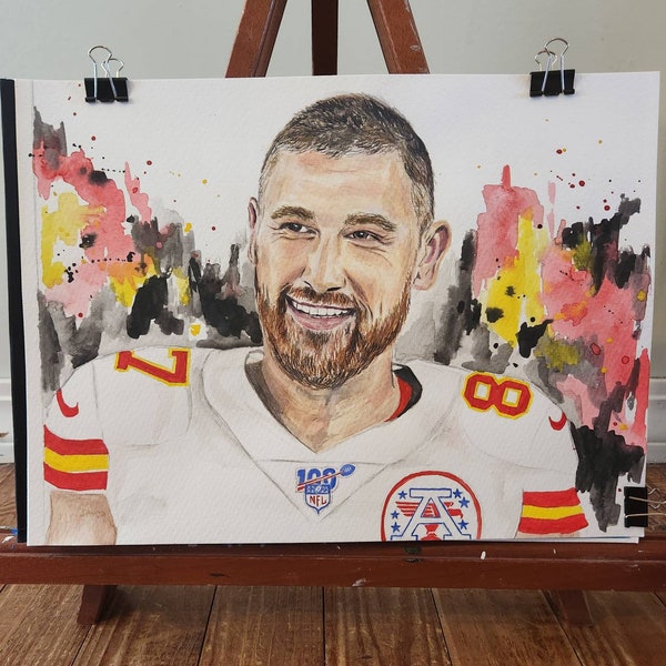 Travis Kelce Fan Art - Etsy