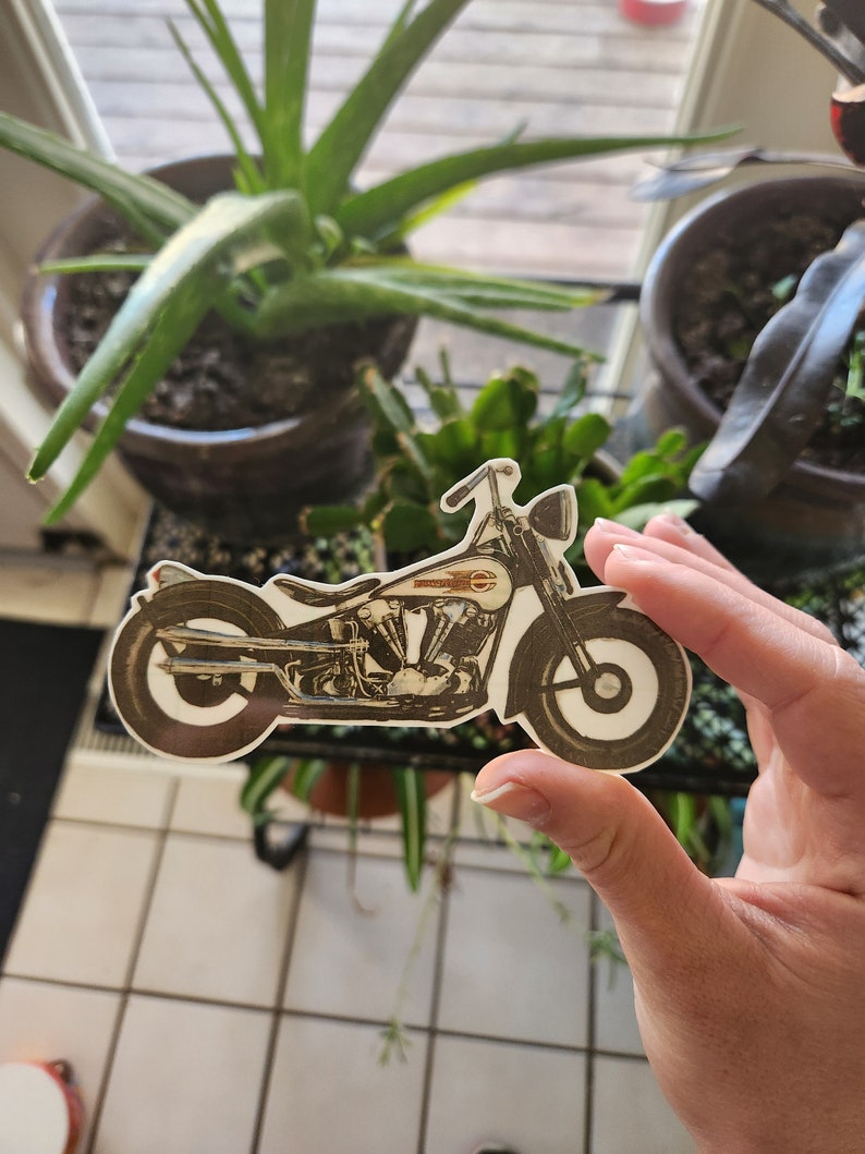 Vintage Knucklehead Sticker Waterproof H-D Model Decal - Etsy