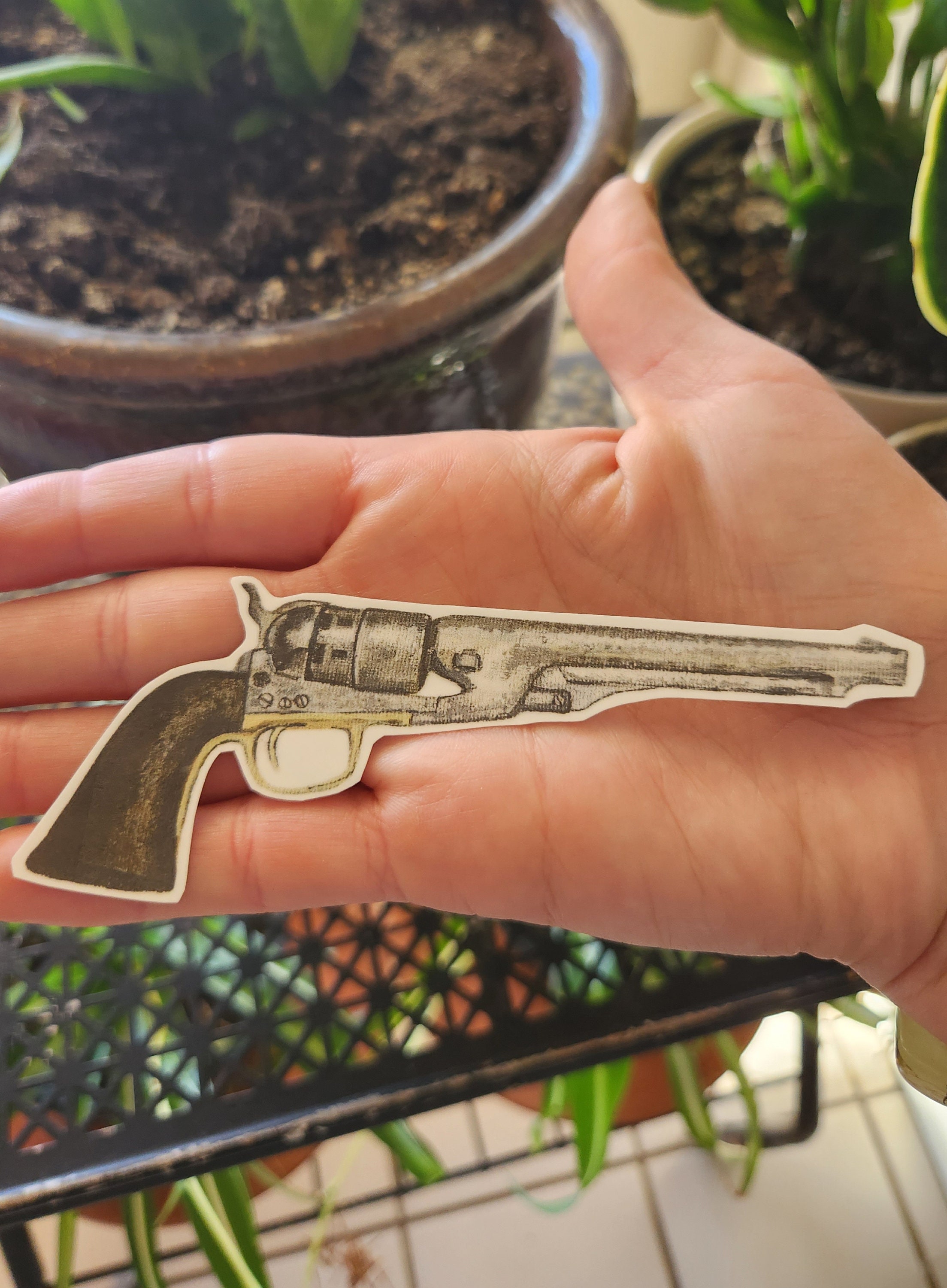 Colt Army/navy Revolver Sticker Waterproof Josey Whales - Etsy