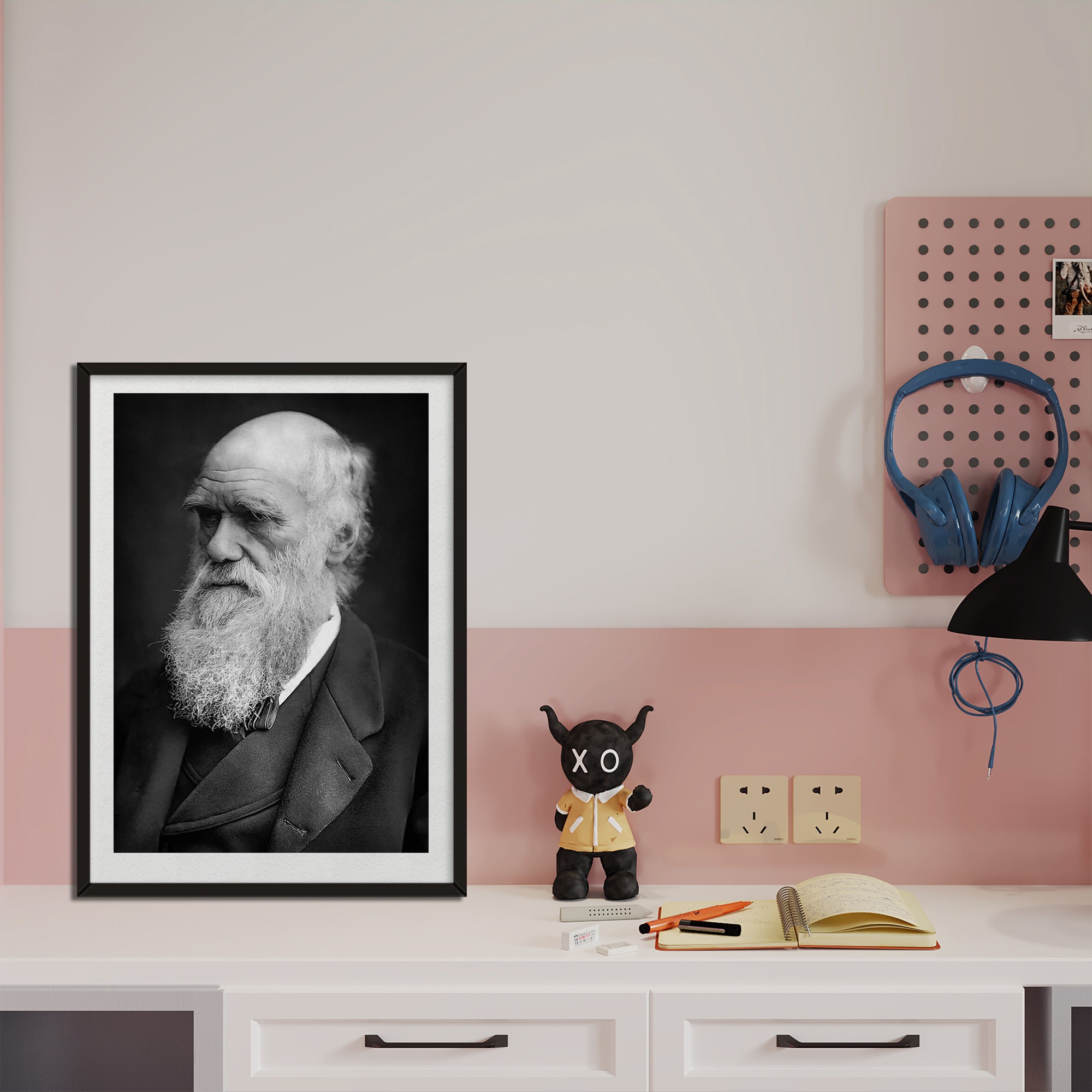 Charles Darwin Poster Print-darwin Art-charles Darwin Wall Art Decor ...