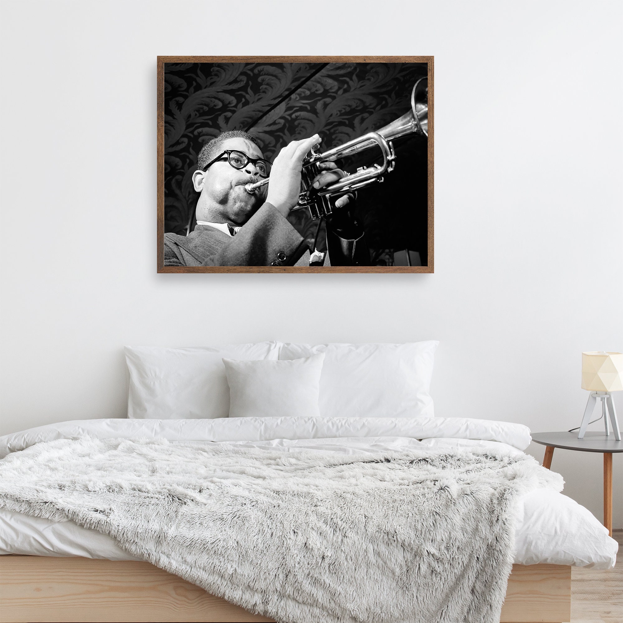 Vintage Photo Printable-dizzy Gillesspie-jazz Poster Prints-bar Cart ...