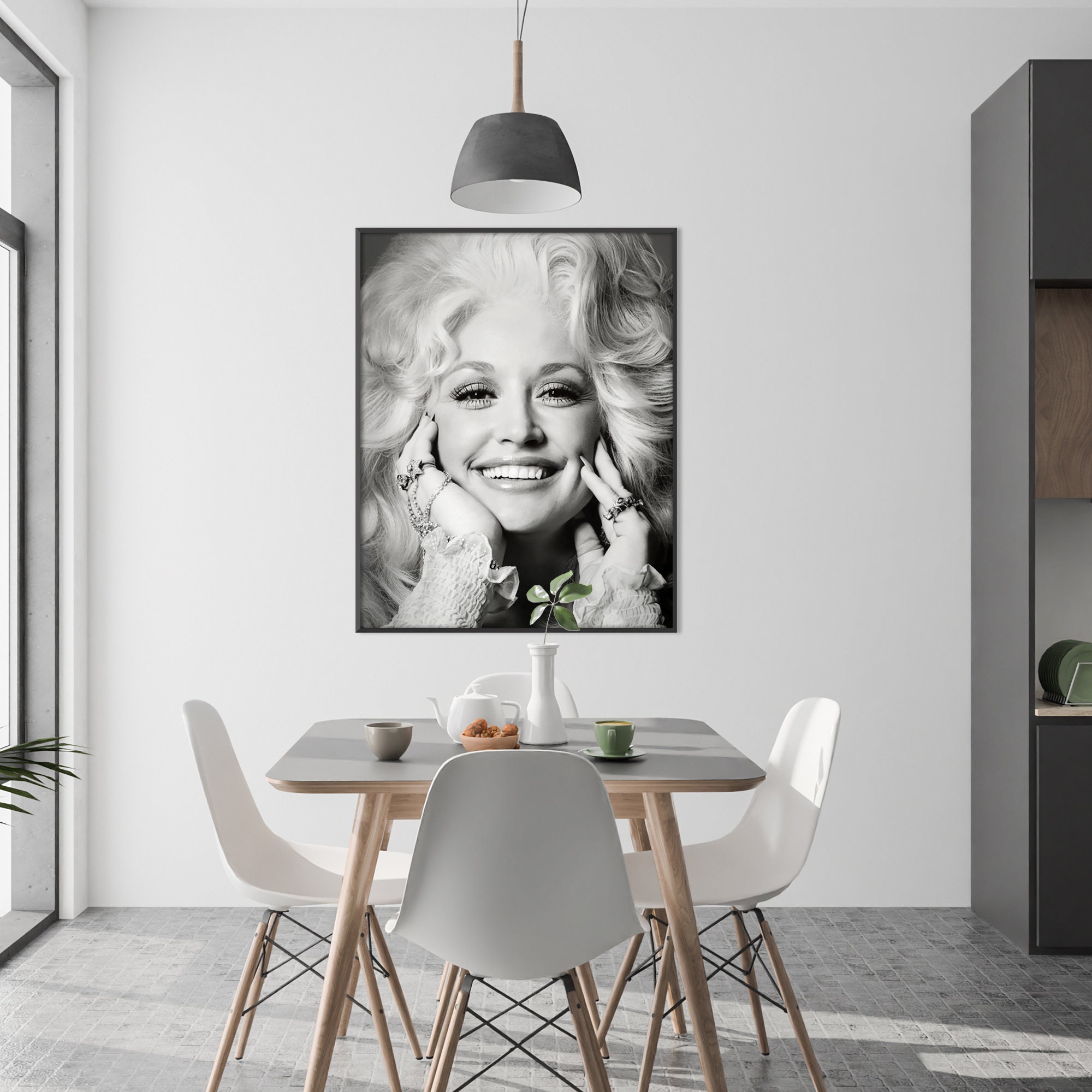 Dolly Parton Decor Vintage Country Music Digital Poster Print Musician ...