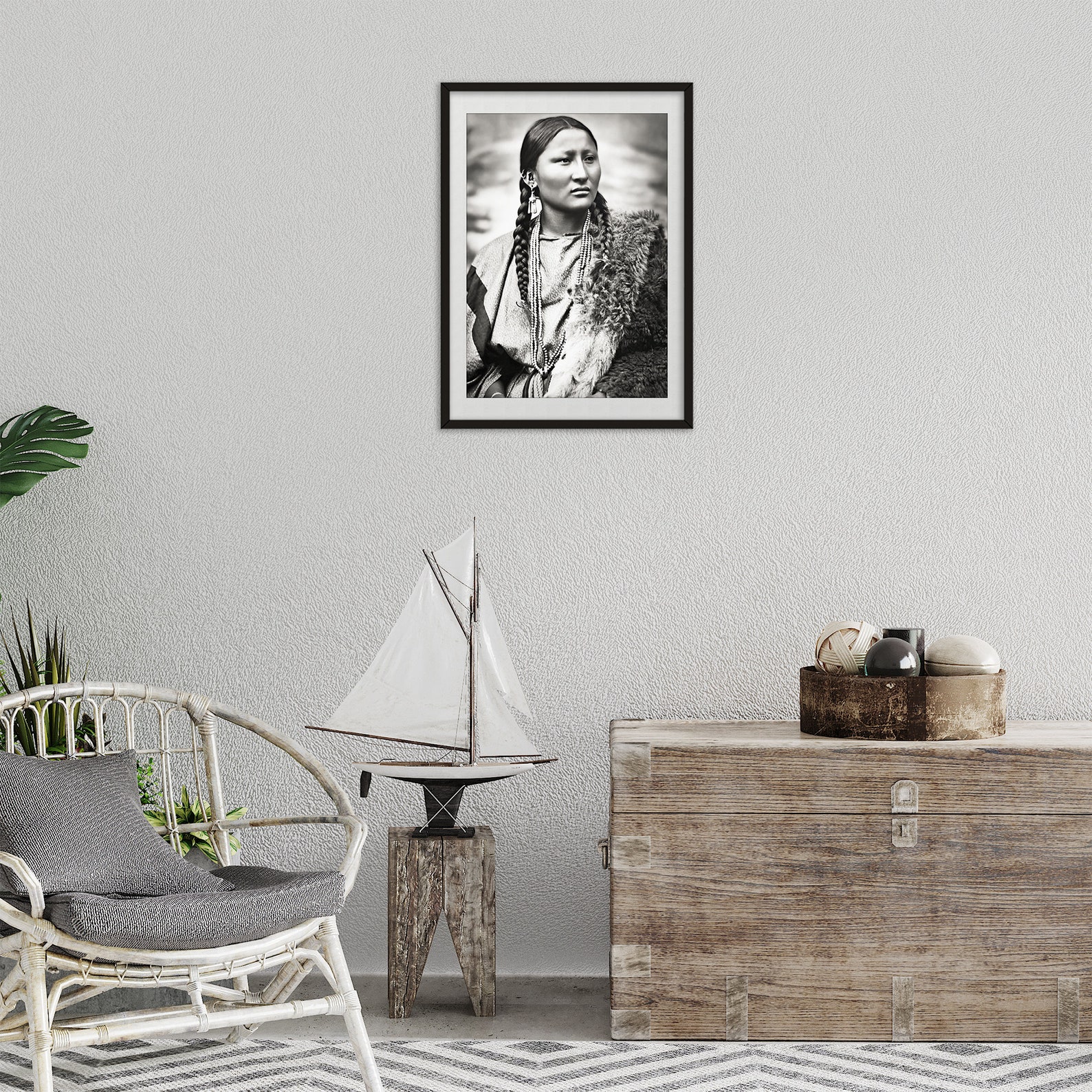 Vintage Native American Chief Pretty Nose Photograph-digital Download ...