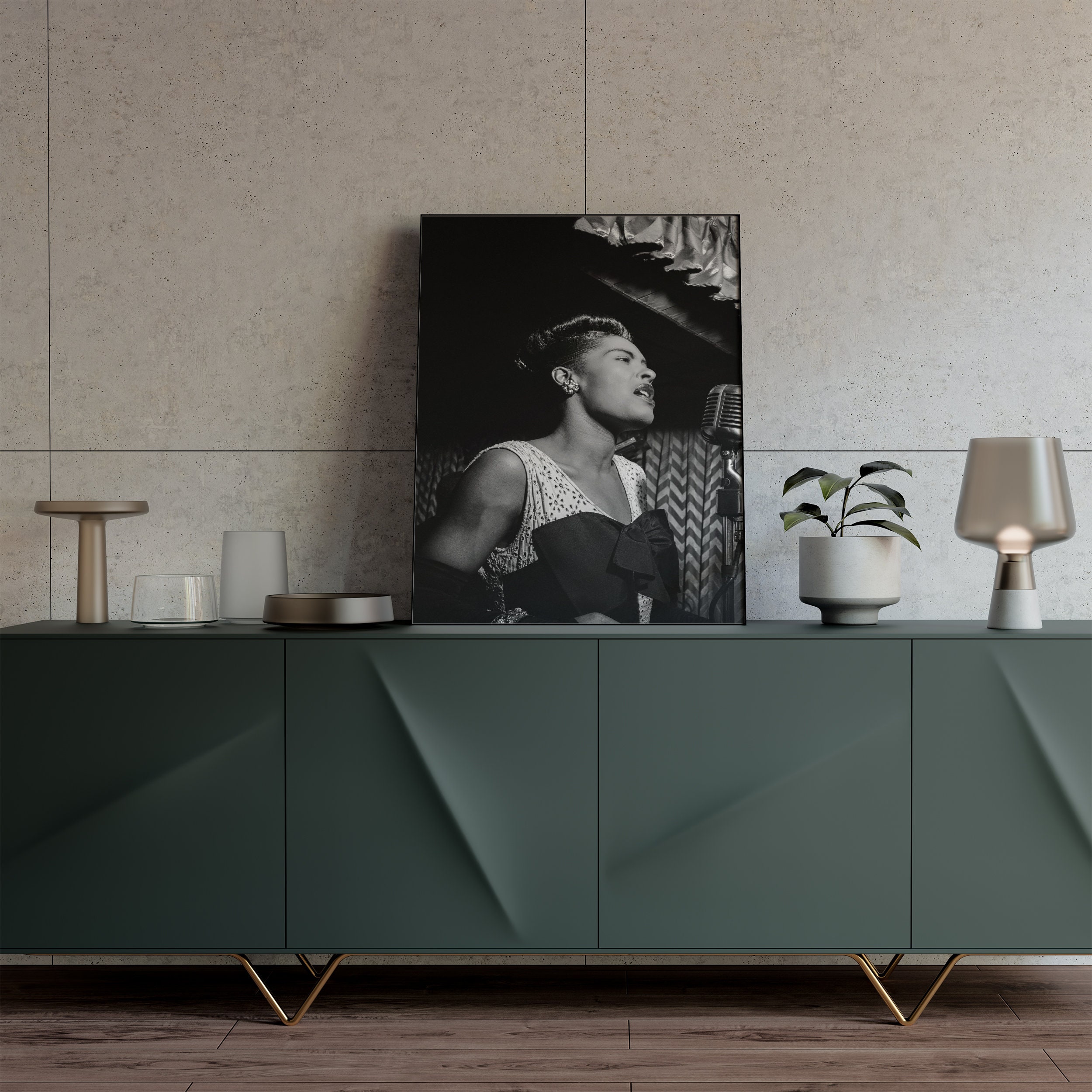 Vintage Billie Holiday Poster-retro Jazz Musicians Wall Art - Etsy