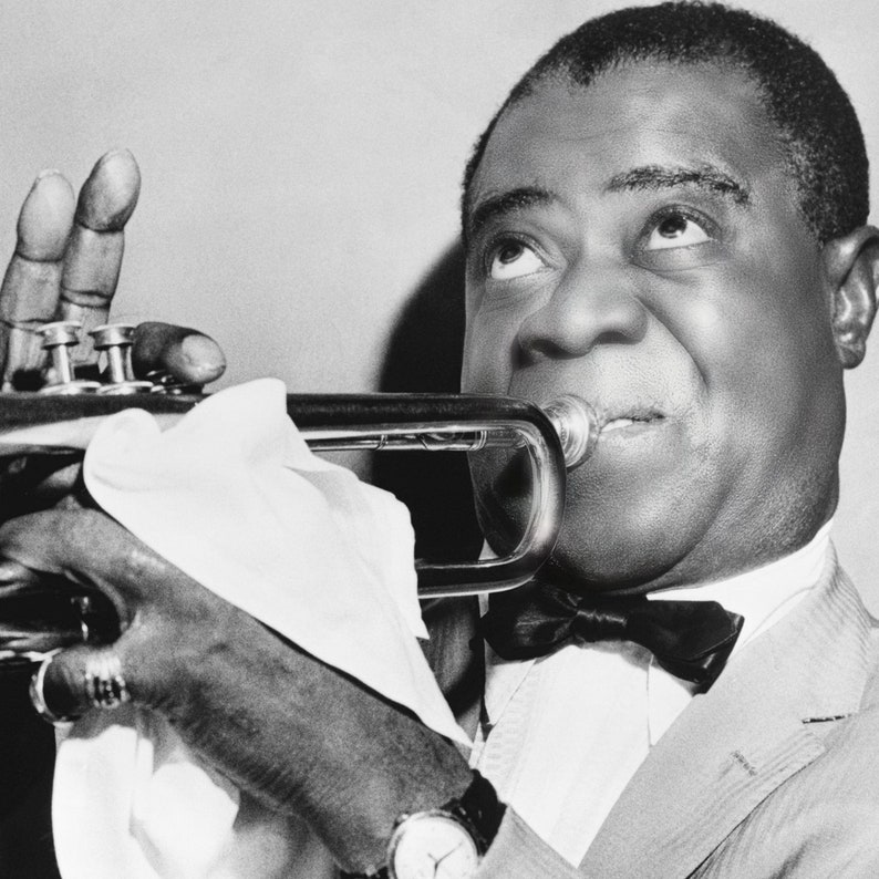 Set of 3 Jazz Legends-vintage Louis Armstrong-billie Holiday-ella ...
