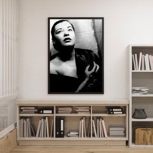 Billie Holiday Poster - Jazz Icon Wall Art for Music Lovers - Retro ...