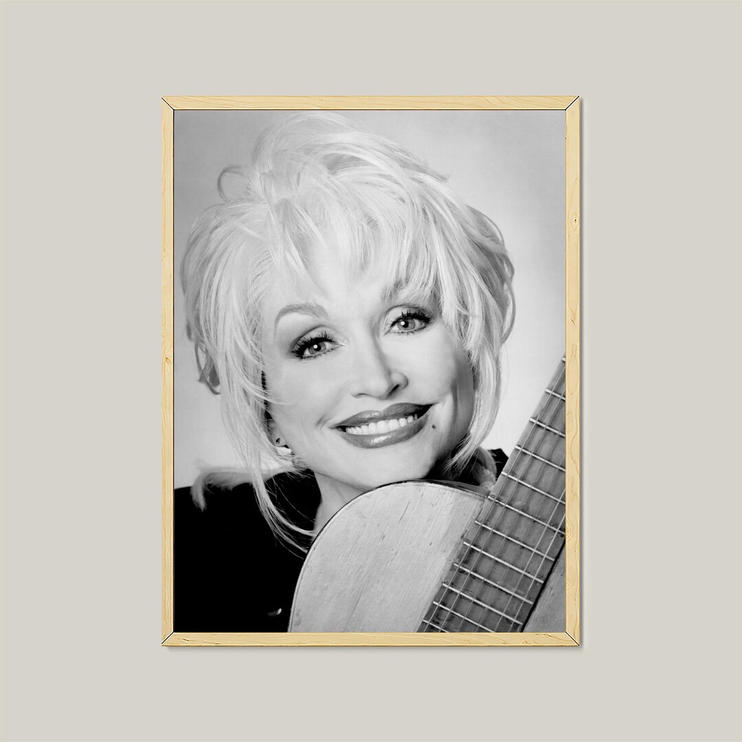 Dolly Parton Printable Country Musician Poster-music Wall Art Print ...