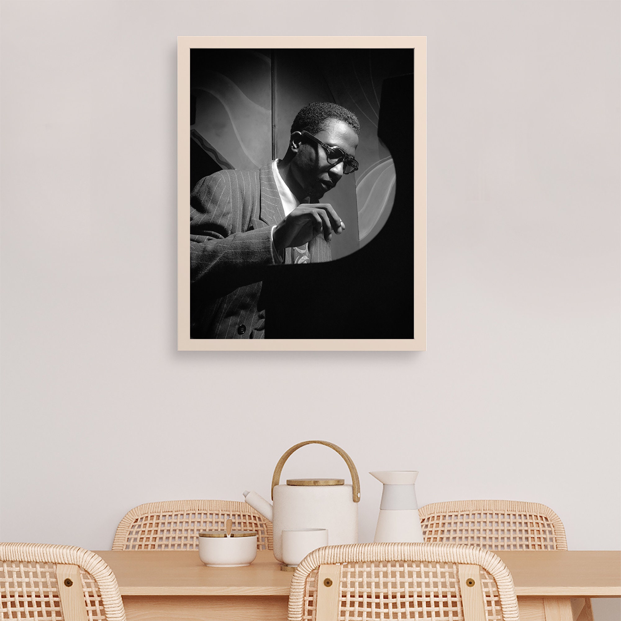 Iconic Thelonious Monk Jazz Musician Print Vintage Wall Art for Home or ...