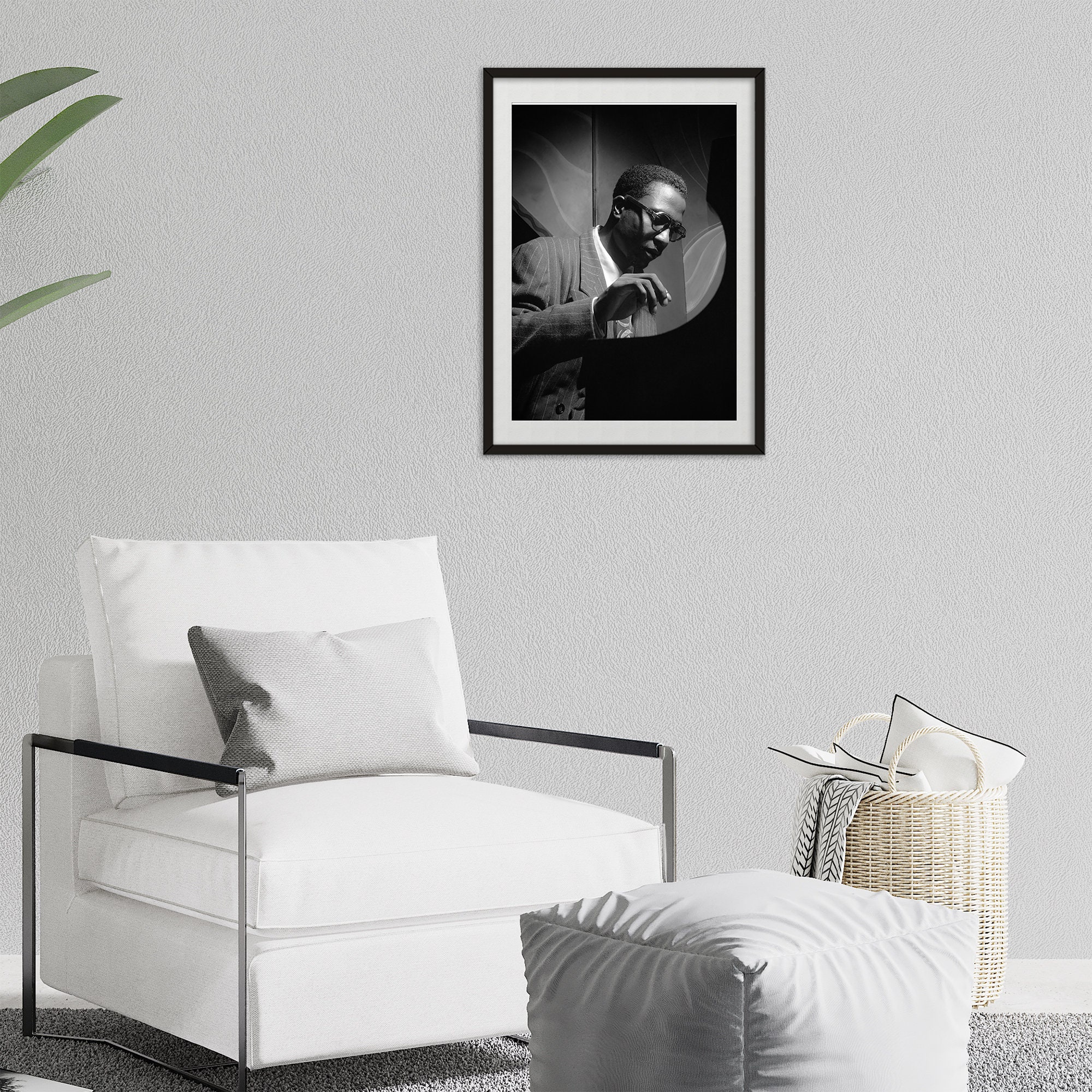 Iconic Thelonious Monk Jazz Musician Print Vintage Wall Art for Home or ...