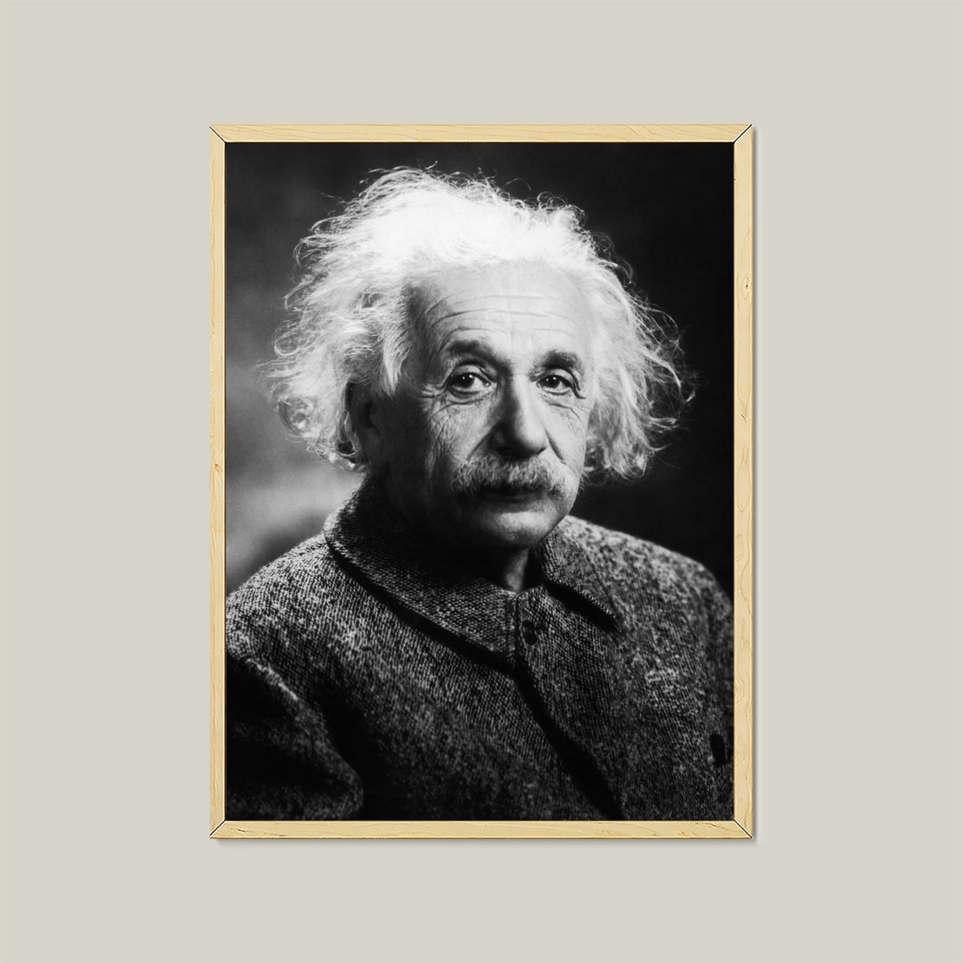 Albert Einstein Poster Print-einstein Art-einstein Wall Art Decor ...