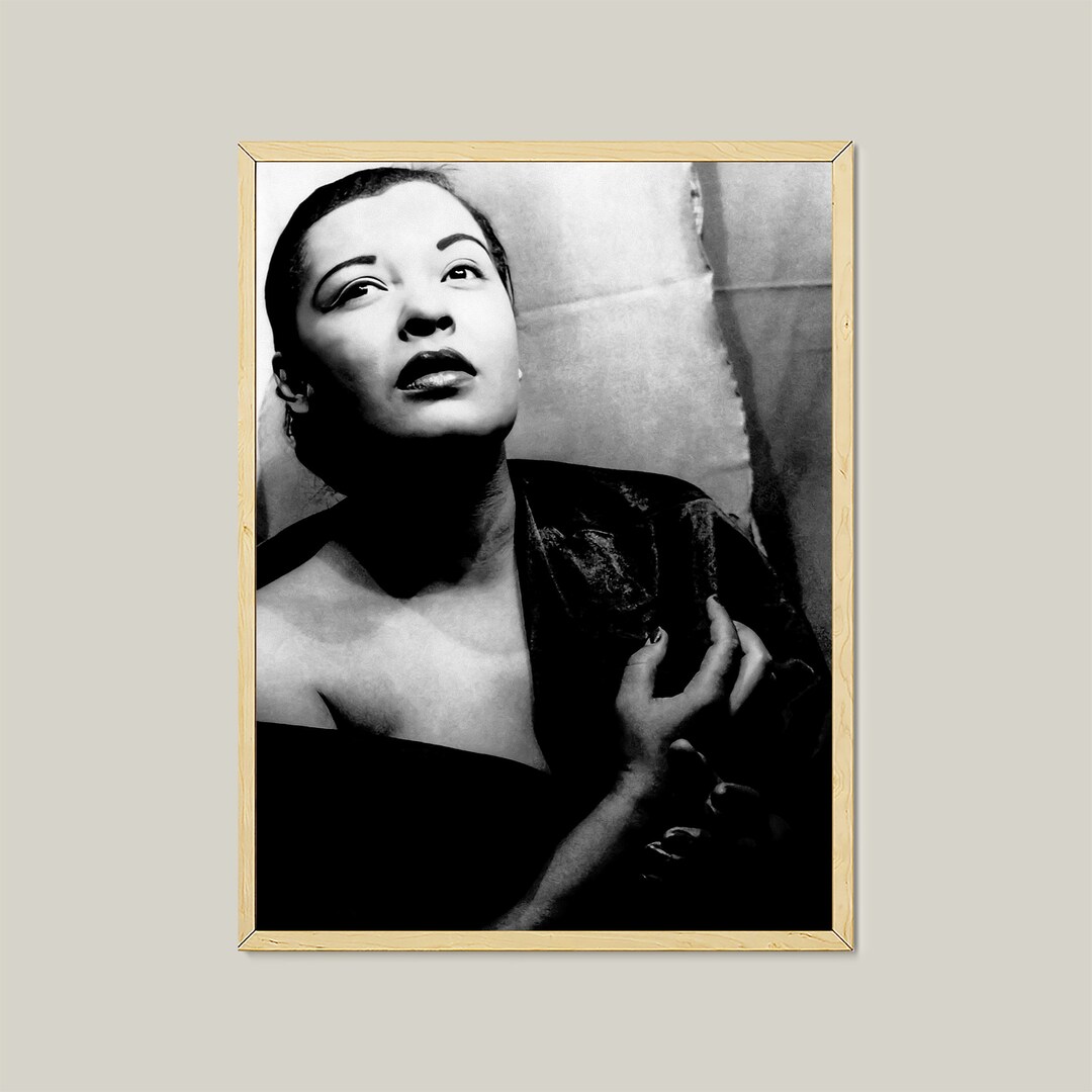 Billie Holiday Poster - Jazz Icon Wall Art for Music Lovers - Retro ...