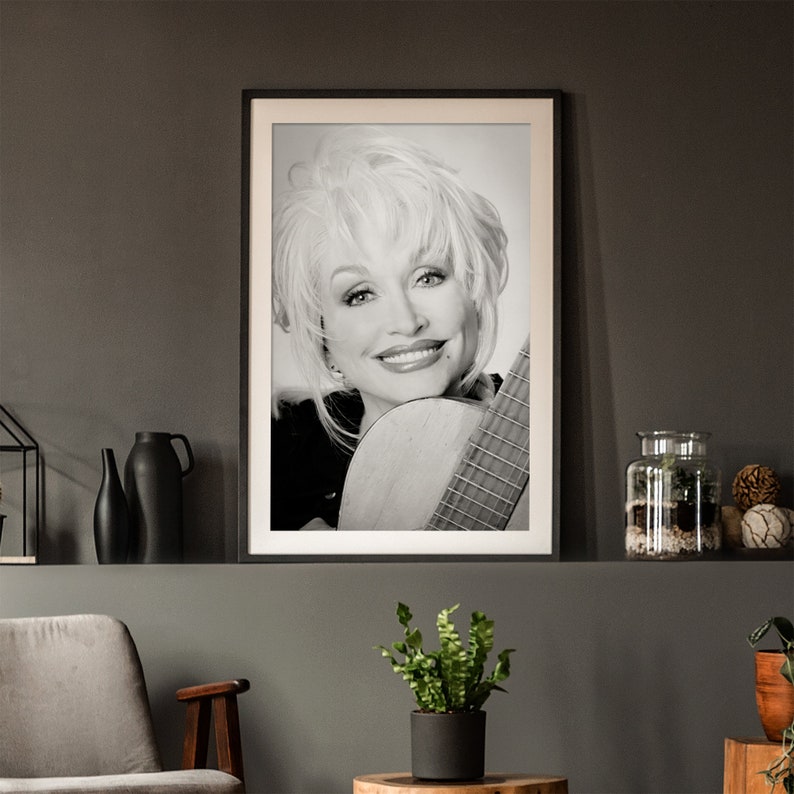 Dolly Parton Printable Country Musician Poster-music Wall Art Print ...