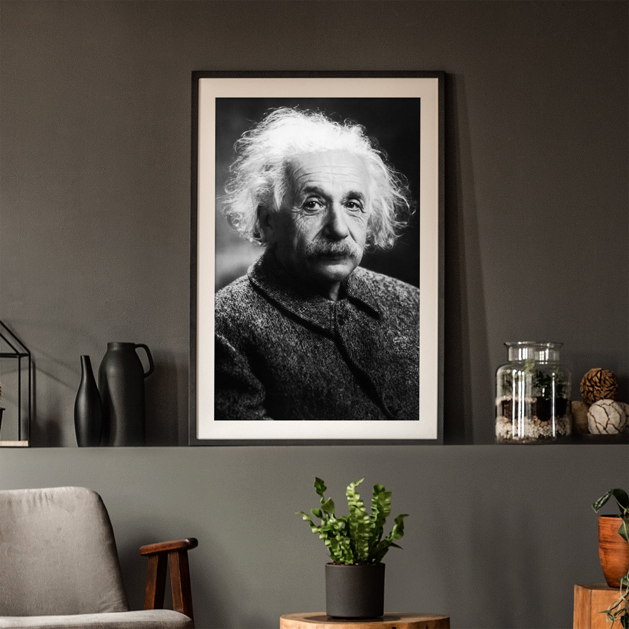 Albert Einstein Poster Print-einstein Art-einstein Wall Art Decor-einstein-albert Einstein ...