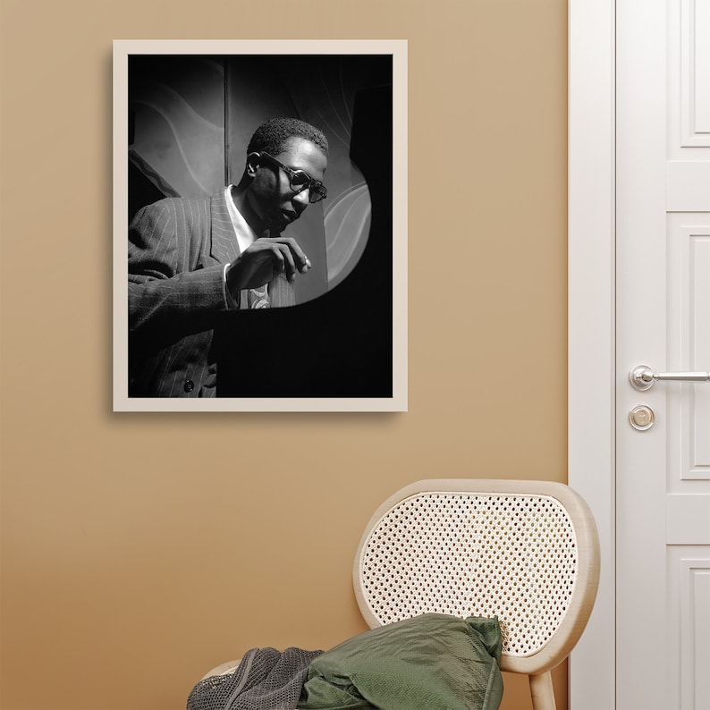 Iconic Thelonious Monk Jazz Musician Print Vintage Wall Art for Home or ...